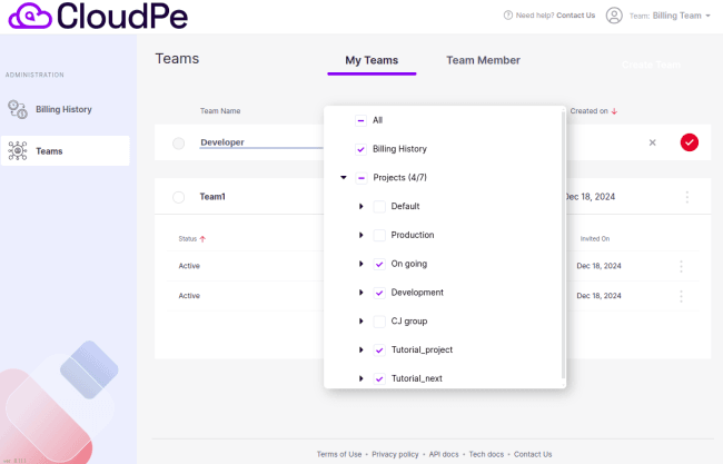 Teams: Collaborate Seamlessly on CloudPe - CloudPe