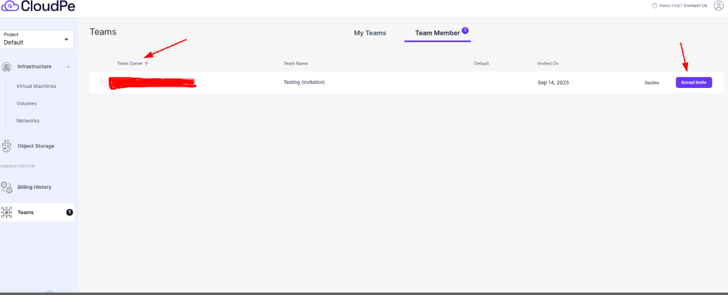 Teams: Collaborate Seamlessly on CloudPe - CloudPe