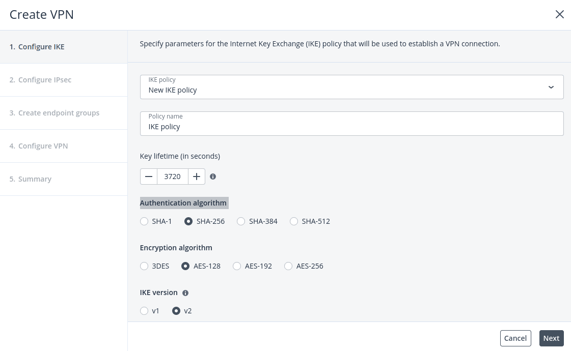 Managing VPN Connections - CloudPe